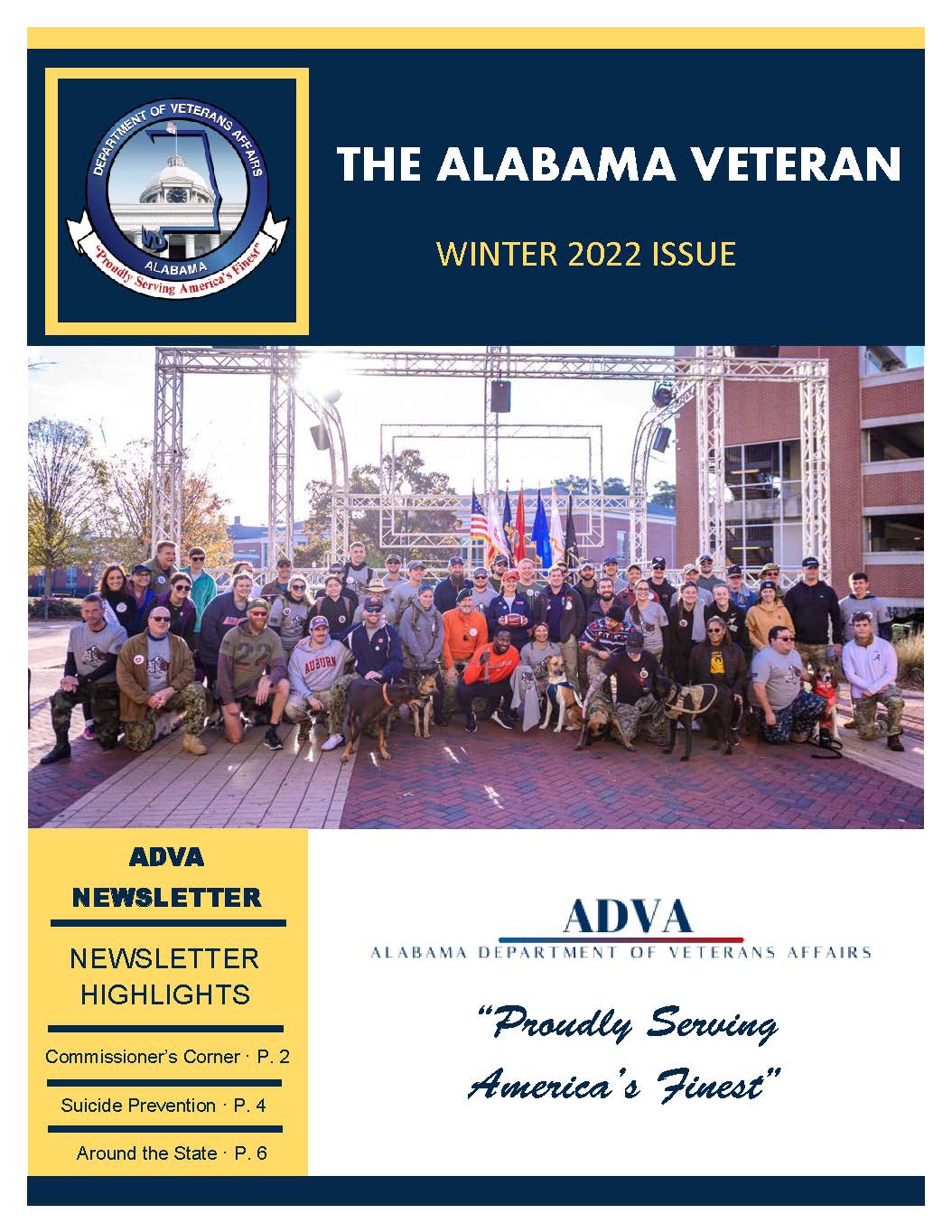 ALABAMA VETERAN NEWSLETTER – Alabama Department of Veterans Affairs
