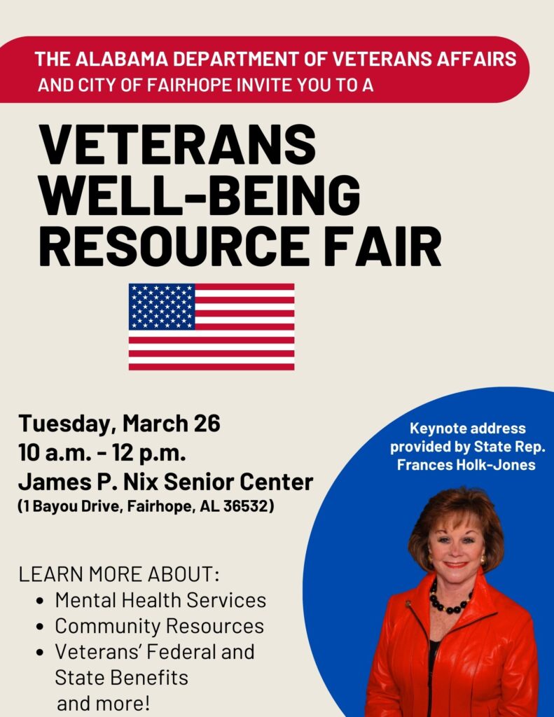 City of Fairhope to Host Veterans Well-Being Town Hall and Resources Fair on March 26 – Alabama ...
