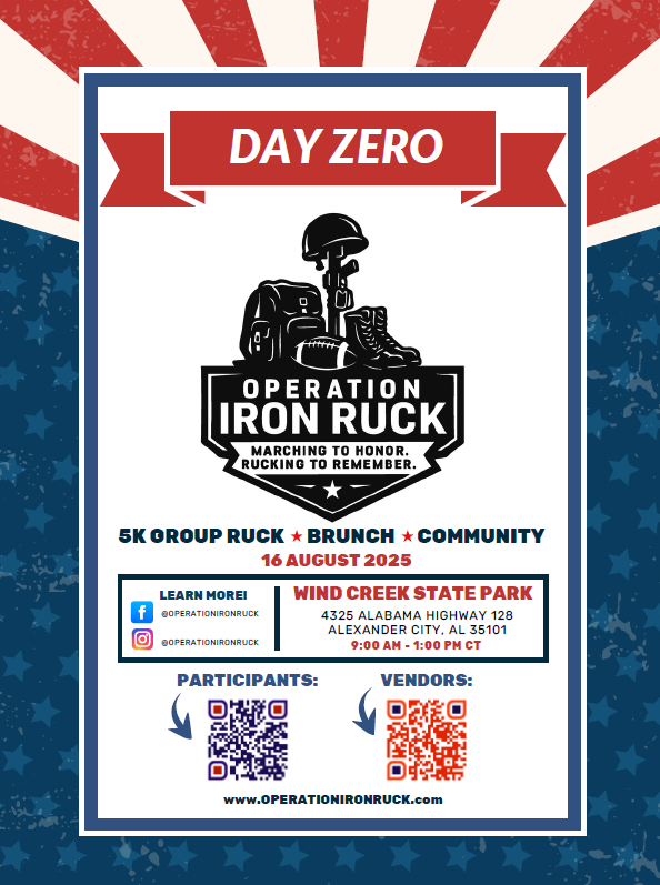 Operation Iron Ruck Day Zero – Alabama Department of Veterans Affairs